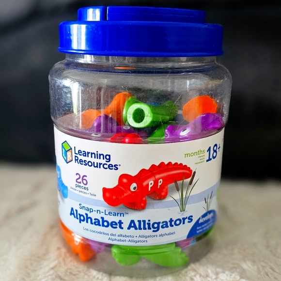 Learning Resources | Toys | Alphabet Alligators Color Letter Match ...